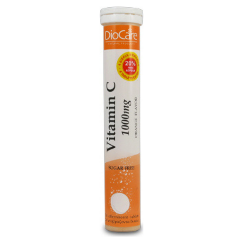 DioCare Vitamin C 1000mg, 24 Effervescent Tablets - La Vita Pharmacy
