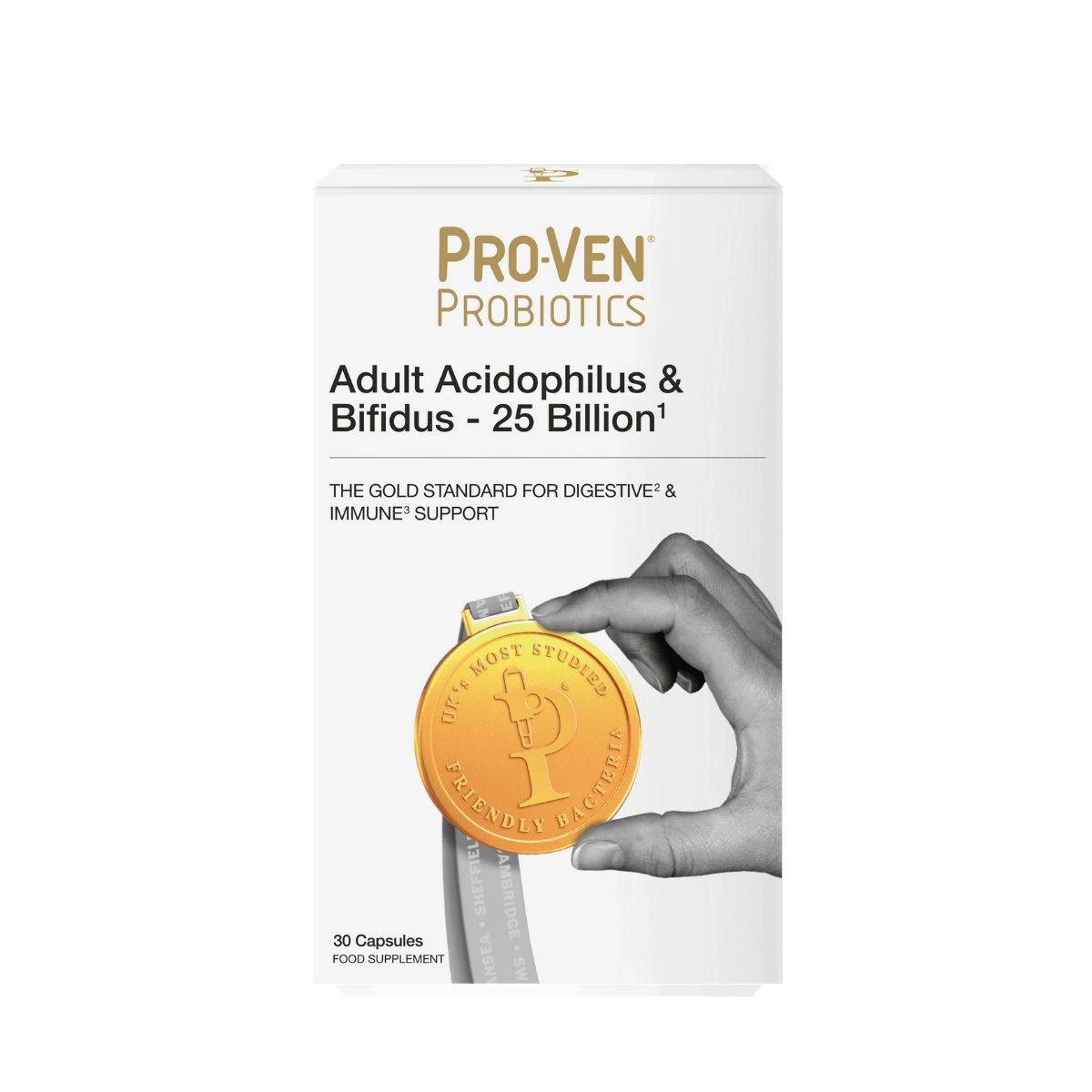 ProVen Probiotics, Adult Acidophilus & Bifidus 25 Billion, 30 Capsules ...