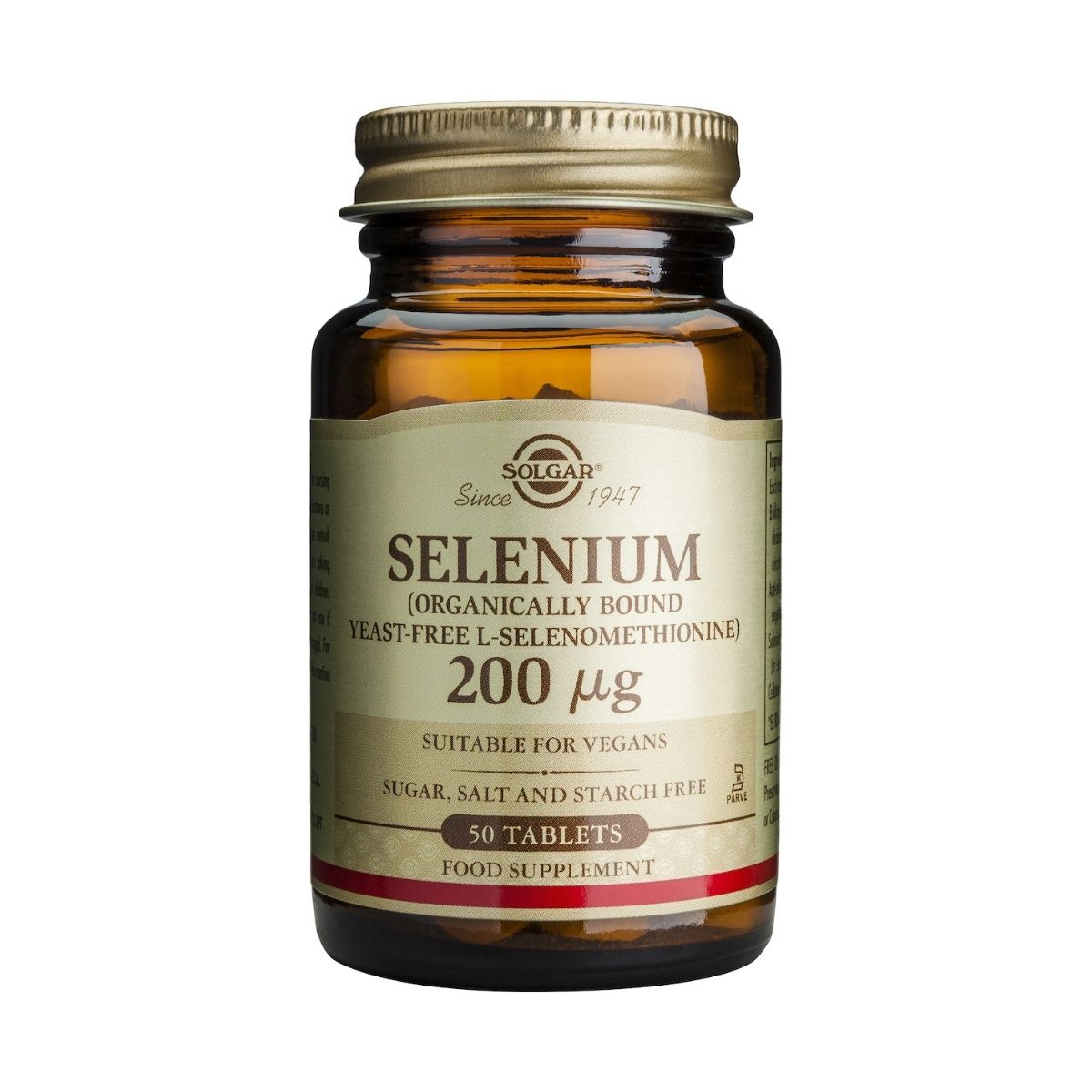 Solgar Selenium 200μg, 50 Tablets - La Vita Pharmacy