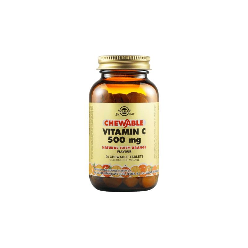 La Vita Pharmacy - Solgar Vitamin C 500mg, 90 Chewable Tablets