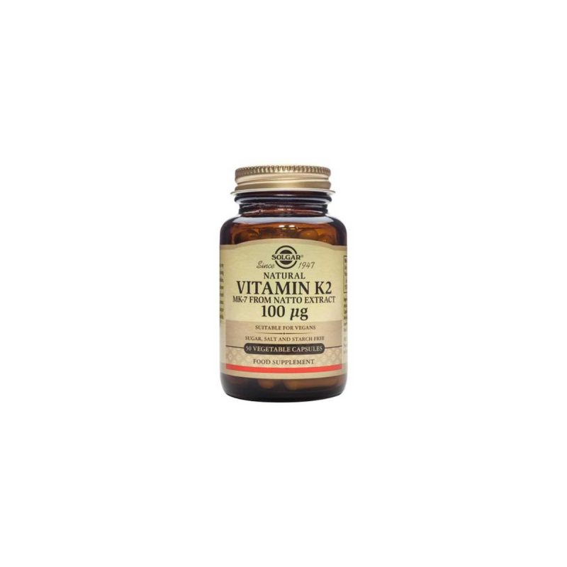 La Vita Pharmacy - Solgar Vitamin K2 (MK-7) 100mg, 50 Capsules